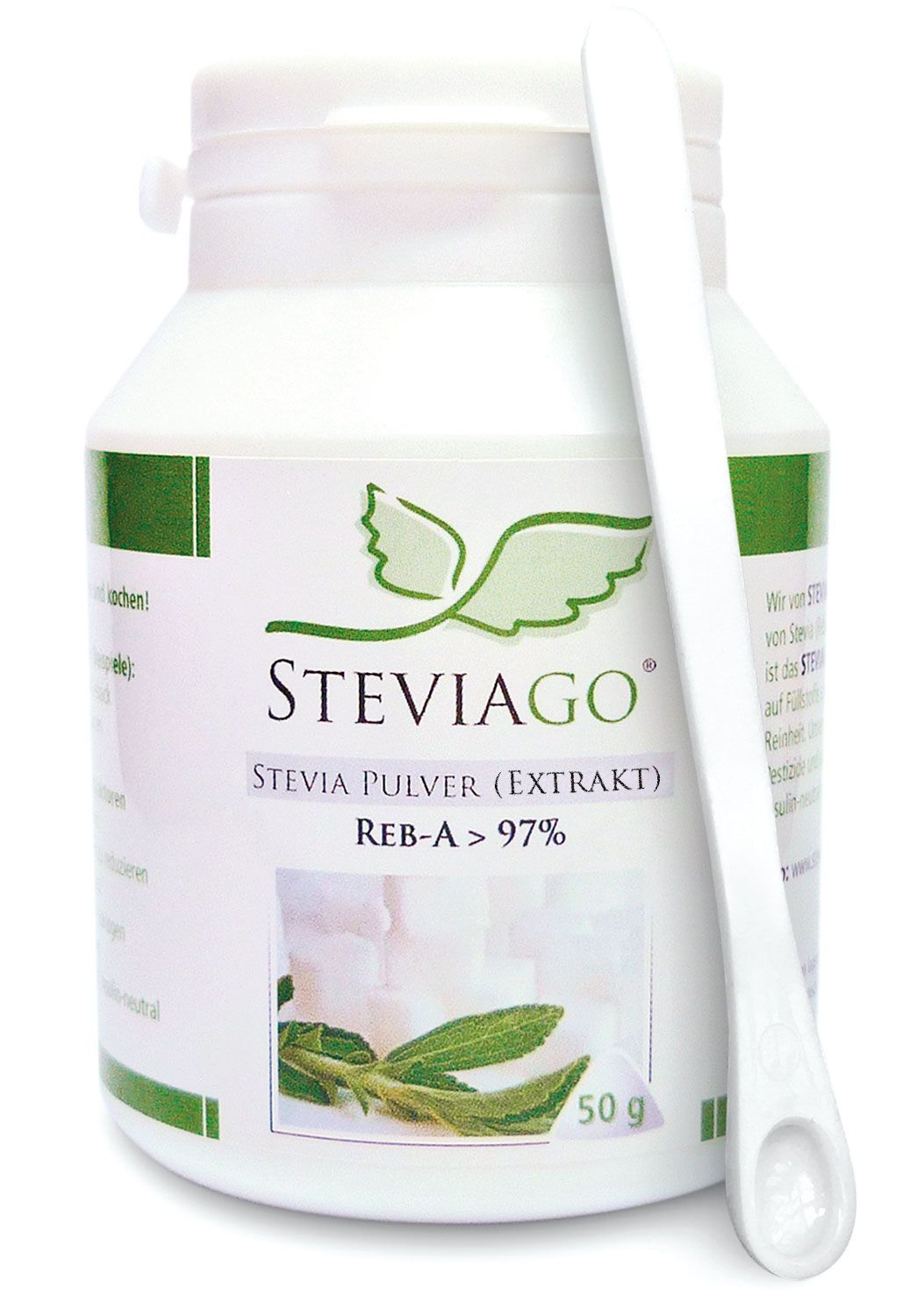 STEVIAGO | Stevia Pulver (Reb-A > 97%) 50g
